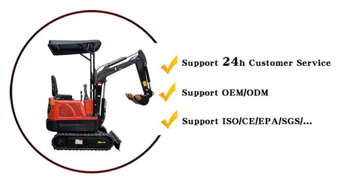 SGS OEM Mini Digger Excavator Powerful Engine Front Loader Digger